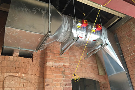 Old Mill Conversion - Mechanical Lobby Extract System | Smoke Vent Systems