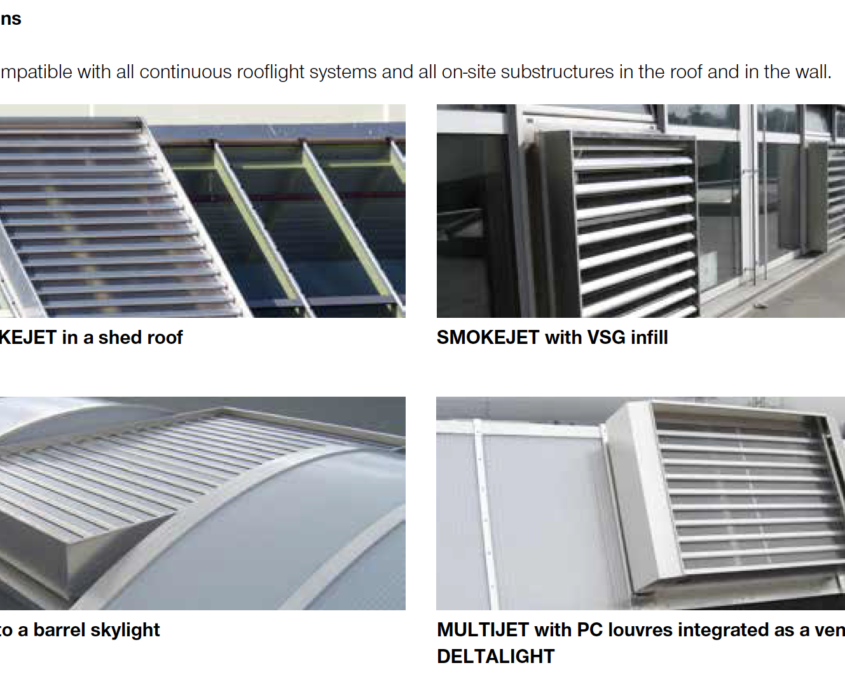 Smokejet Louvre Ventilator | Smoke Vent Systems