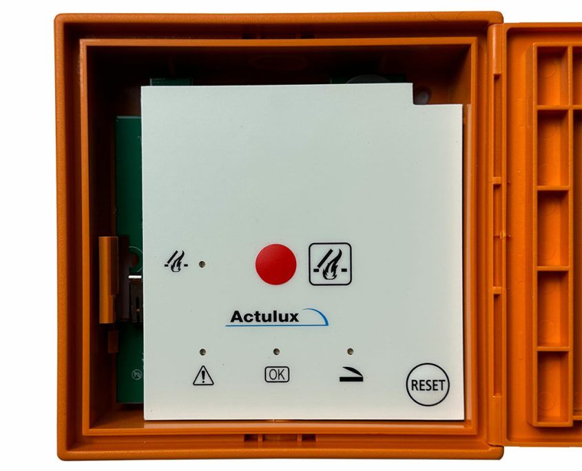 Actulux manual call point break glass switch | Smoke Vent Systems